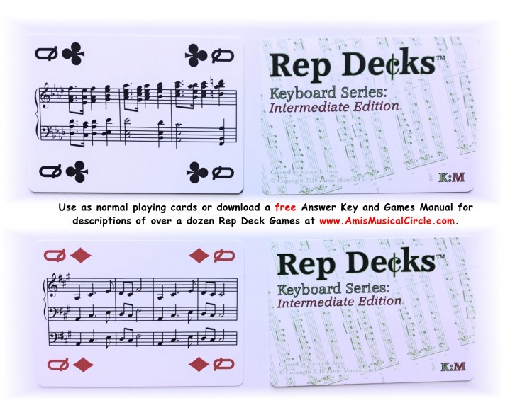 Rep Decks - Keyboard Series: Intermediate Edition , - Amis Musical ...