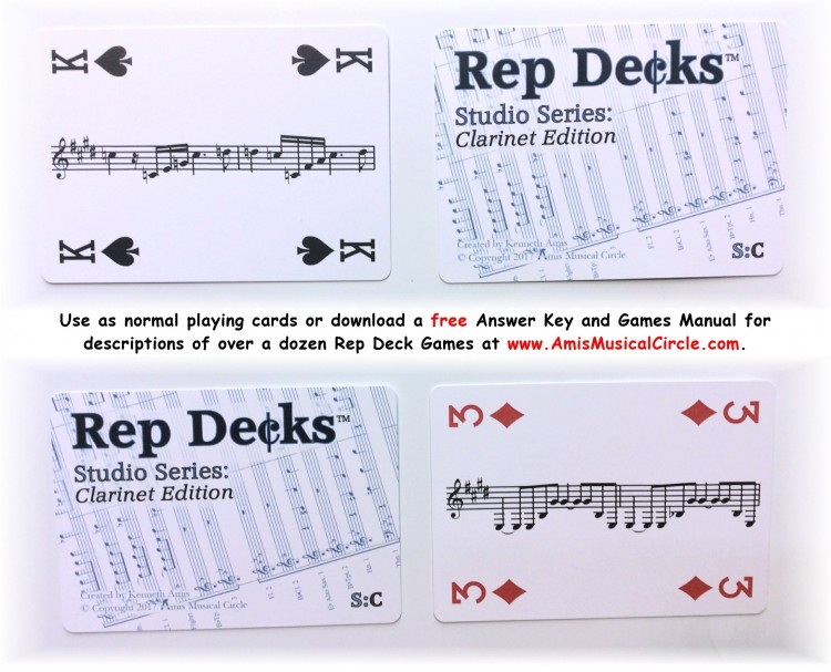 Rep Decks - Studio Series: Clarinet Edition , - Amis Musical Circle ...