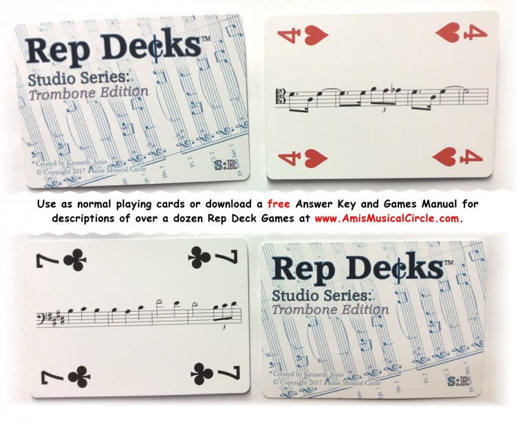 Rep Decks - Studio Series: Trombone Edition , Amis Musical Circle ...