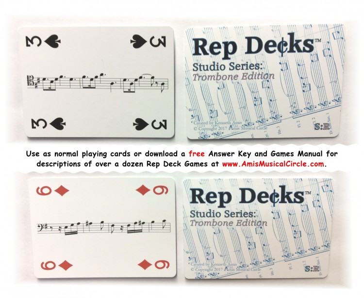 Rep Decks - Studio Series: Trombone Edition , Amis Musical Circle ...