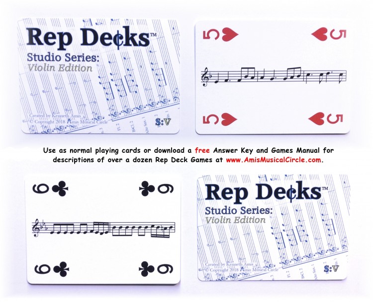 Rep Decks - Studio Series: Violin Edition , - Amis Musical Circle ...