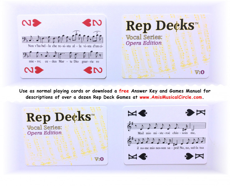 Rep Decks - Vocal Series: Opera Edition , - Amis Musical Circle: brass ...